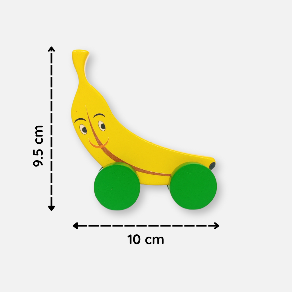 Wooden Fruit Car and Push-Pull Toy Gift Set – Erenjoy