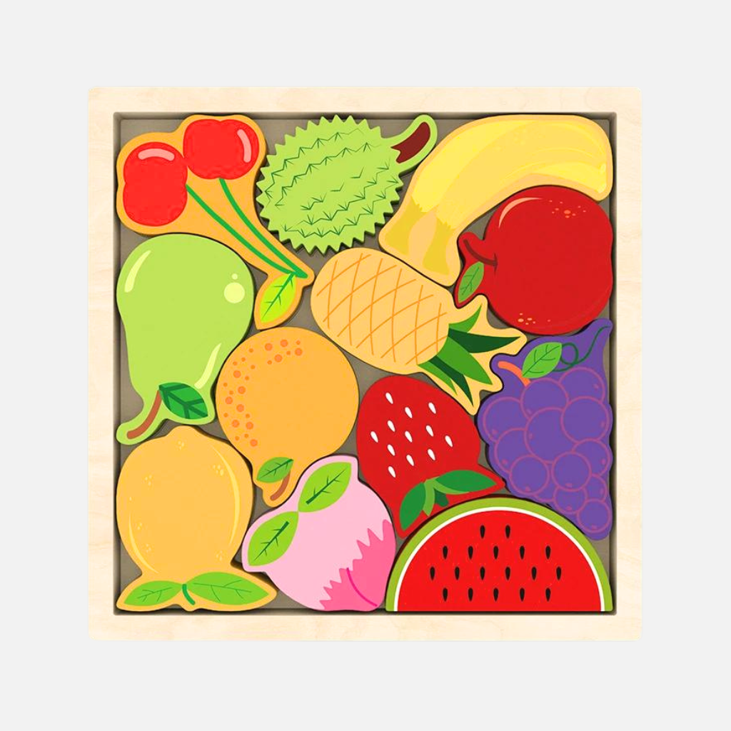 Teach Healthy Eating with Fruit Puzzle Blocks! – Erenjoy
