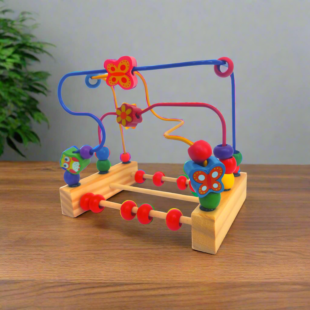Wooden Beads Maze for Babies | Montessori Educational Toy – Erenjoy