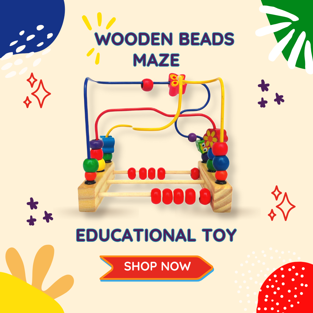 Wooden Beads Maze for Babies | Montessori Educational Toy – Erenjoy
