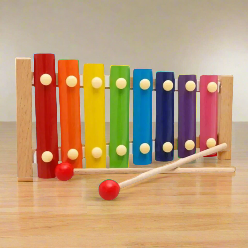 Wooden Xylophone Toy for Kids | Colorful Notes & Educational Play – Erenjoy